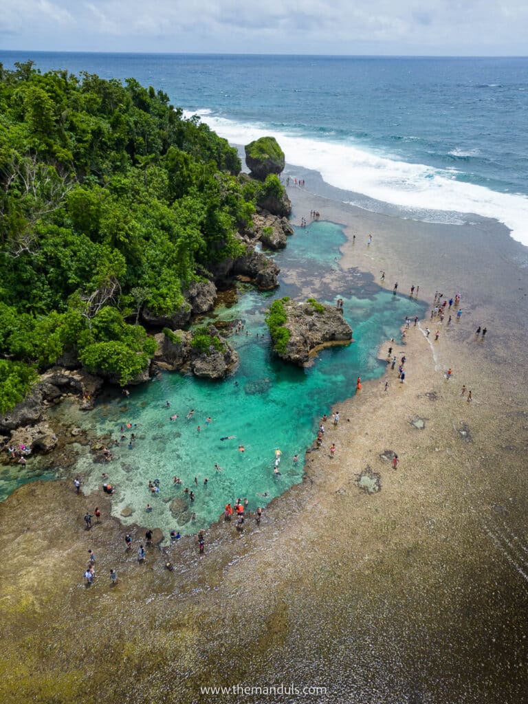 Magpupungko rock pools on Siargao - complete guide