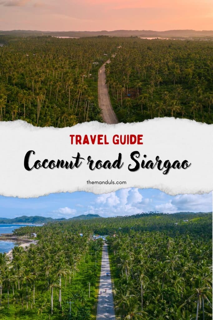 Coconut road Siargao - Complete Travel Guide