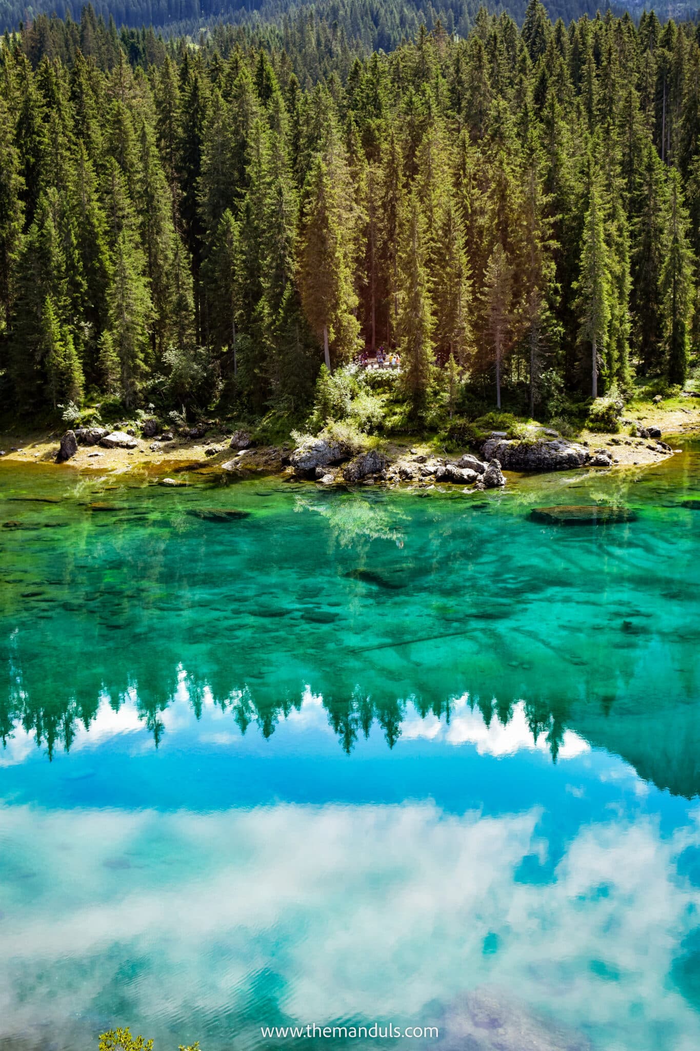 Visiting Lago di Carezza - Magical Rainbow Lake in Dolomites