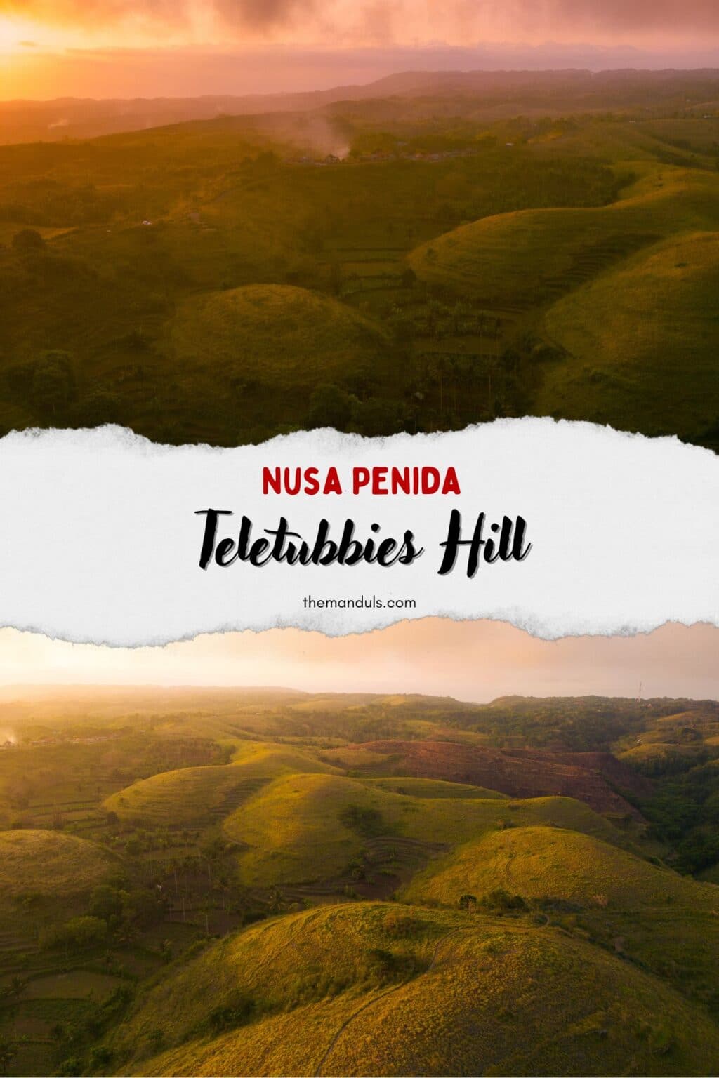How to visit Teletubbies Hill in Nusa Penida